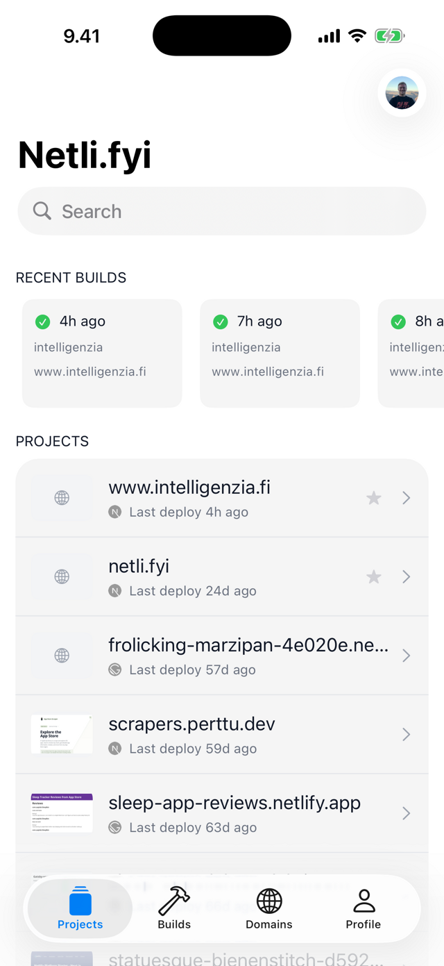 Netli.fyi - The Netlify Mobile App for iOS & Android